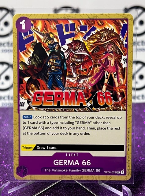 2024 ONE PIECE Germa 66 # Op06-078 Uc Wings Of The Captain Card EUR 3 ...