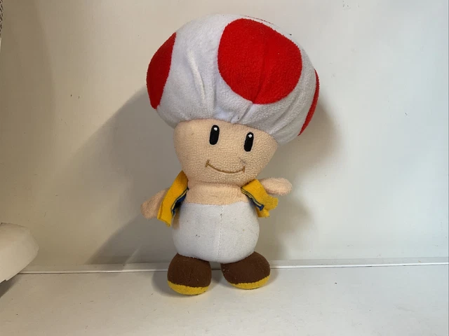 SUPER MARIO BROS toad plush soft toy 23cm EUR 9,18 - PicClick FR
