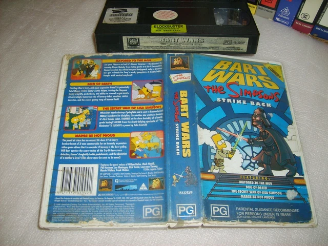 THE SIMPSONS STRIKE Back: BART WARS - Late 90's Cult! 4 VHS Full Length ...
