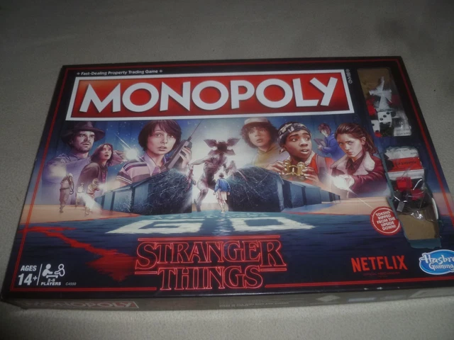 MONOPOLY STRANGER THINGS Edizione Gioco Da Tavolo Netflix Parker Brothers Hasbro EUR 40,28 ...