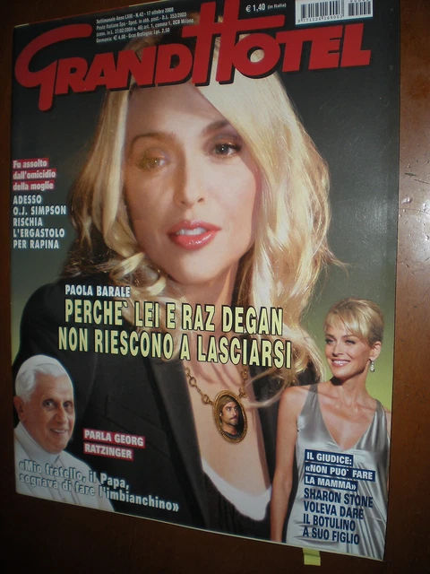 GRANDHOTEL.PAOLA BARALE,SHARON STONE,HEATHER LOCKLEAR,BRAD PITT ...