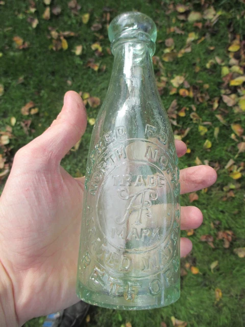 SCARCE BIRD & FENBY PATENT BEER BOTTLE ALFRED FOSTER RETFORD c1900 £15. ...