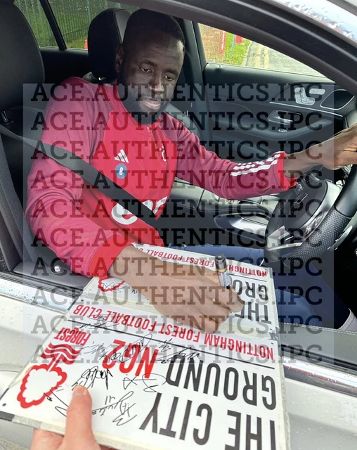 NOTTINGHAM FOREST SIGNED A4 Metal Sign By 2023/24 Squad + Exact Proof ...