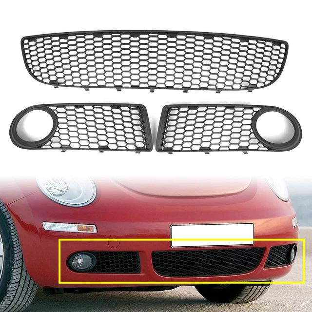 FRONT BUMPER CENTER Grille Fog Light Grill For Volkswagen Beetle 2005 ...