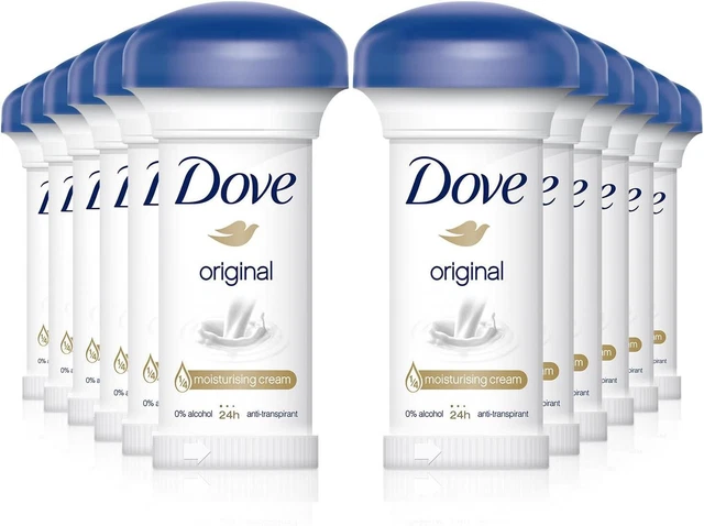 DOVE ORIGINAL ANTI Perspirant Cream 50ml x 12 Packs £37.44 - PicClick UK