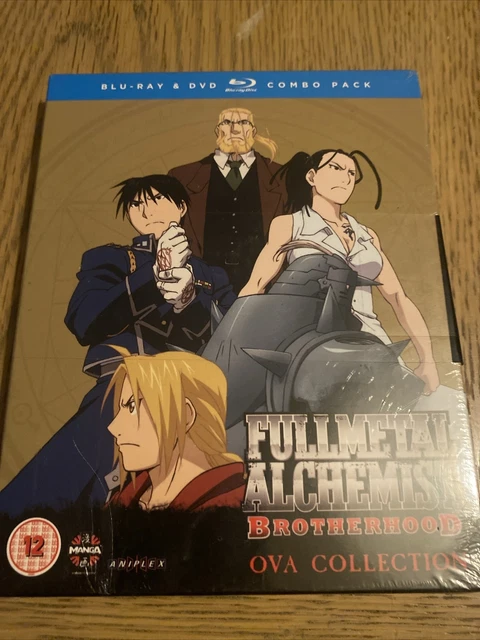 FULLMETAL ALCHEMIST BROTHERHOOD 4 OVA Blu-ray & DVD COMBO PACK Brand ...