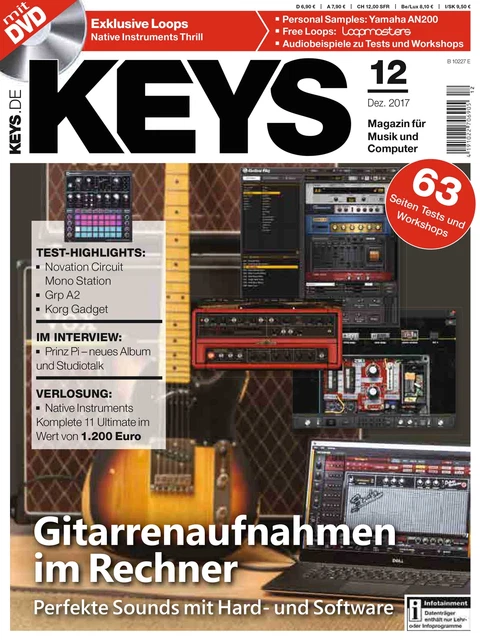 KEYS 12 2017 Native Instruments Thrill On DVD - Gitarrenauufnahmen IN ...