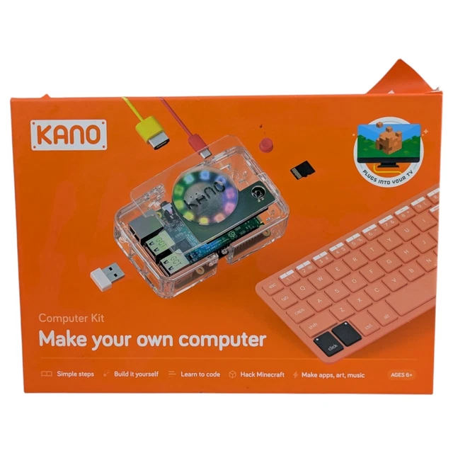 KANO MAKE YOUR Own Computer Kit 1000K-02 Raspberry Pi 3 For Parts ...