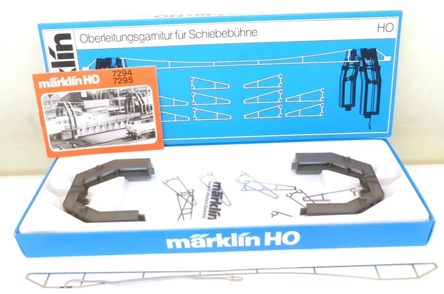 MÄRKLIN H0 7295 Oberleitungsgarnitur für Schiebebühne D71 EUR 169,89 ...