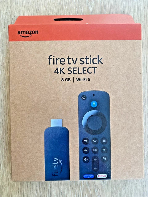 AMAZON FIRE TV Stick 4K Select HDR 2025 with 3rd Gen Alexa Voice Remote ...
