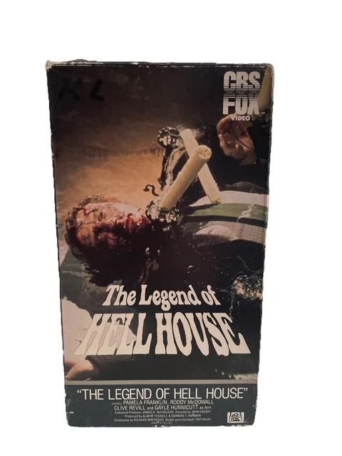 THE LEGEND OF Hell House VHS 1985 Horror CBS FOX Video Vintage Cult ...