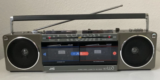 JVC RC-W3L / COURROIES NEUVES / Boombox Ghetto Blaster RECHERCHE DES ...