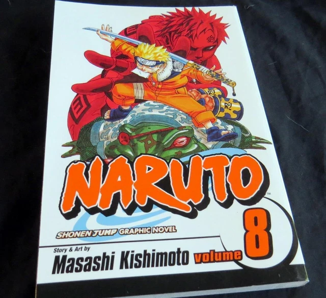 NARUTO VOL 8 Book Manga Anime Comic Masashi Kishimoto Shonen Jump ...