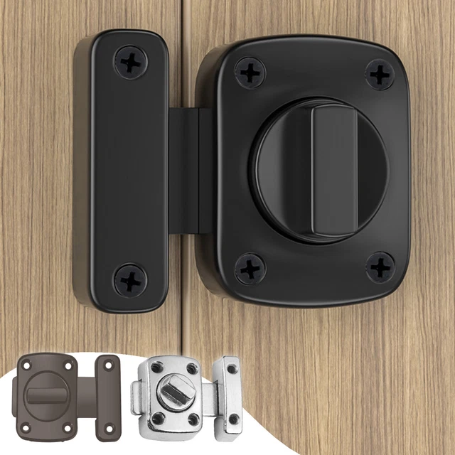 ROTATING BOLT LATCH Safety Door Sliding Lock Fence Gate Latches Home ...