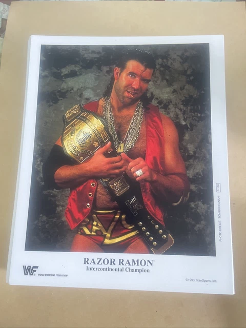 RAZOR RAMON VINTAGE WWF WWE NWA WCW Wrestling 8x10 Promo Photo P-168 $4 ...