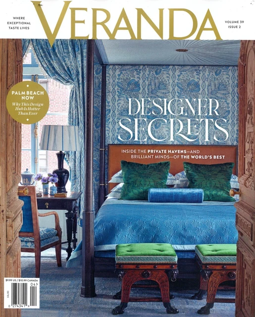 VERANDA MAGAZINE - March / April 2025 - Designer Secrets £12.54 ...