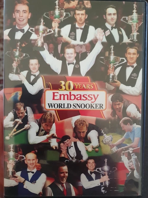 30 YEARS OF Embassy World Snooker Dvd Sports Documentary Ray Reardon ...