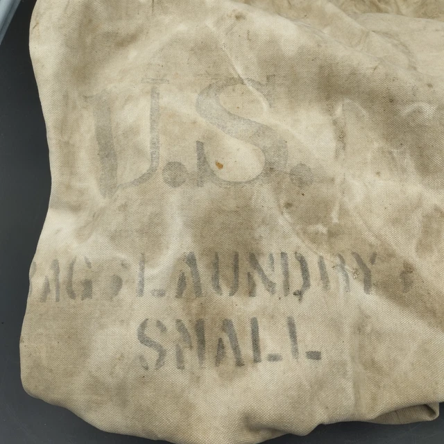 SUPERBE SAC LAUNDRY bag small 1941 seconde guerre mondiale 39/45 WW2 n ...