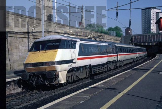 35MM COL NEGATIVE BR British Rail HST InterCity Class 91 91007 1992 £4. ...