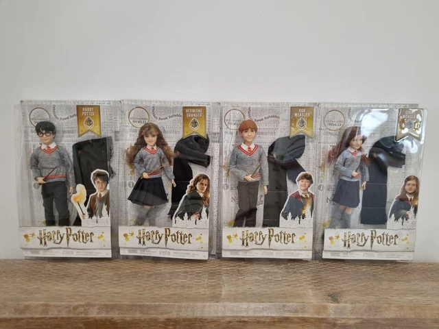 MATTEL WIZARDING WORLD dolls, Harry Potter, Hermione Granger, Ron ... MATTEL WIZARDING WORLD dolls, Harry Potter, Hermione Granger, Ron ...