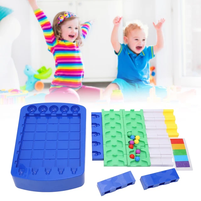 CHILDREN LOGICAL MAZE Ball Bead Route Training Puzzle Brain Educational ...