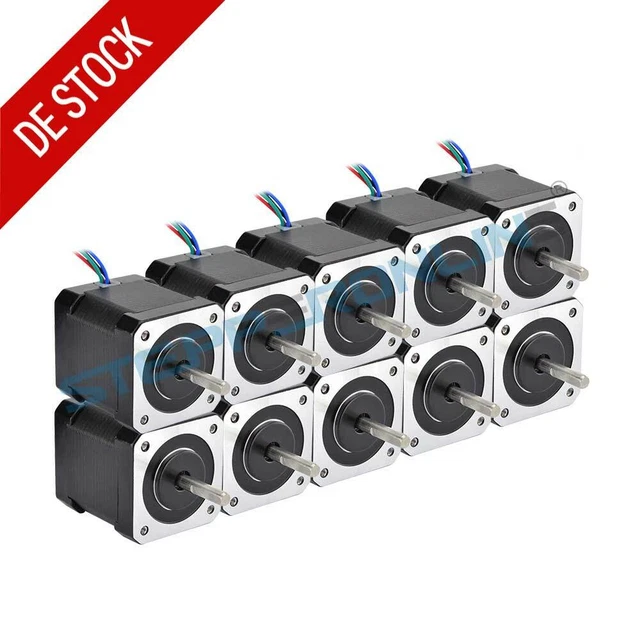 1~10PCS NEMA17 SCHRITTMOTOR Stepper Motor 2A 0.59Nm W / Connector ...