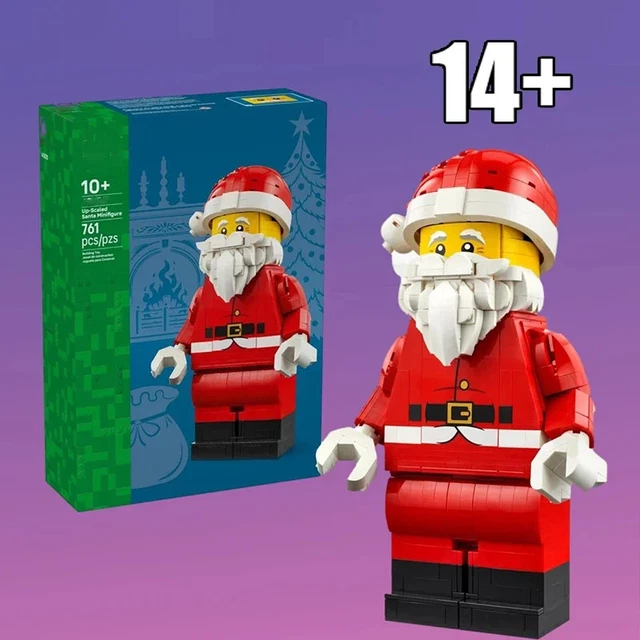SANTA MINIFIGUR 40820 Up-Scaled 2026 Limited Edition Weihnachtsbaustein ...