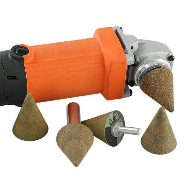 M10 THREAD CONICAL Grinding Wheel Polishing Angle Grinder Stone Ceramic ...