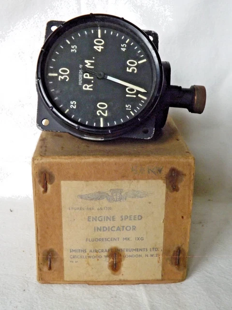 WW2 RAF ENGINE Speed Indicator 6A/1300 SPITFIRE, etc. £275.00 - PicClick UK