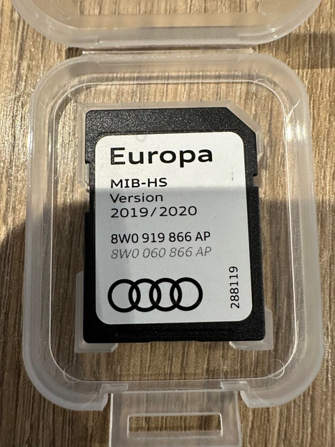 AUDI A3 A4 A5 Q5 MIB Sat Nav Unit SD Card UK Europe 2019-2020 Maps ...