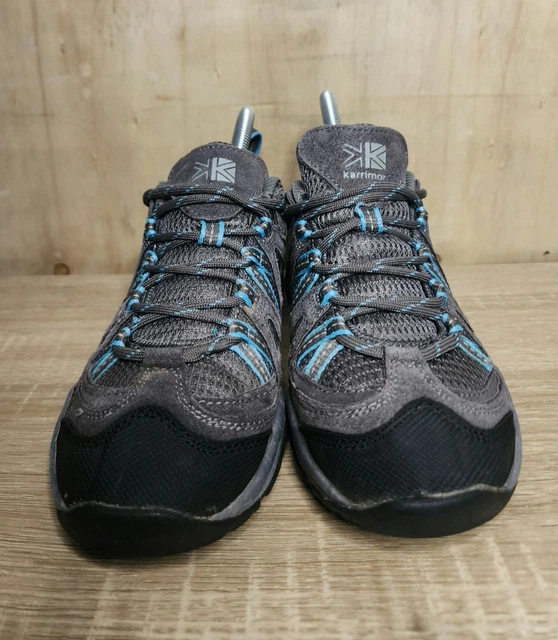 KARRIMOR TRAVELLER SUPA II Walking Boots Size UK 4 Grey Blue £8.66 ...
