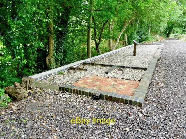 PHOTO 12X8 THE remains of Rolleston-on-Dove railway station booking ...