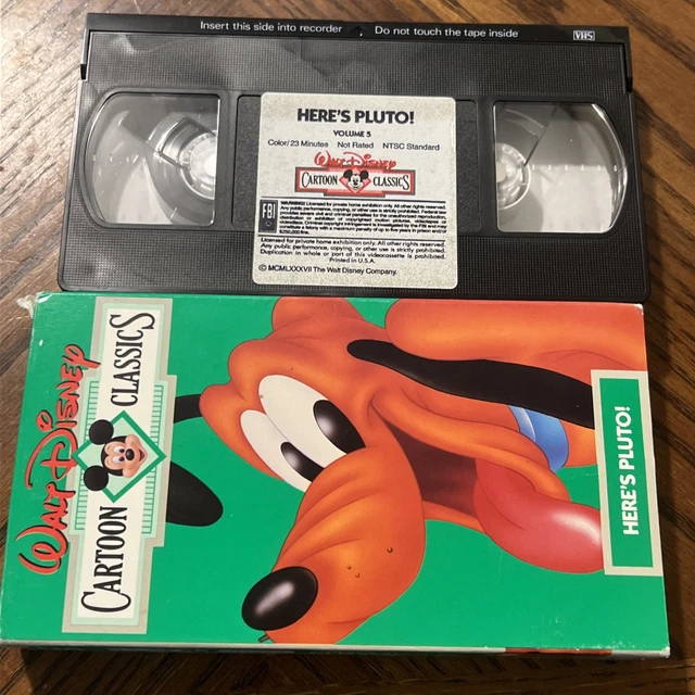 WALT DISNEY CARTOON Classics - V. 5 - Heres Pluto (VHS, 1991) £8.76 ...