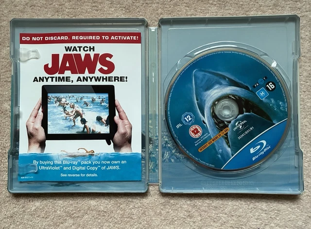 JAWS BLU-RAY STEELBOOK 2012 UK Edition by Steven Spielberg. £19.99 ...