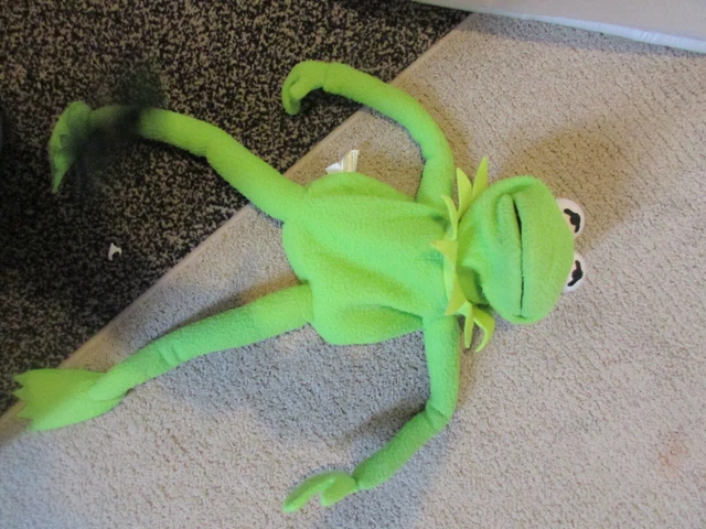 MUPPETS KERMIT THE Frog - Applause Wired Poseable Plush Toy £39.99 ...