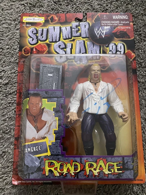 FIGURINE ARTICULÉE GANGREL WWF Road Rage SIGNÉE - RARE EUR 87,59 ...