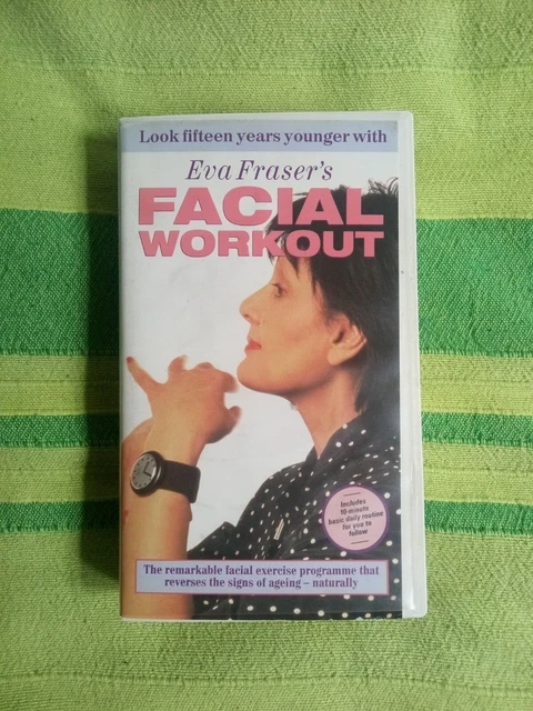 FACIAL WORKOUT - Eva Fraser - VHS Video Tape Immaculate Condition 1990 ...