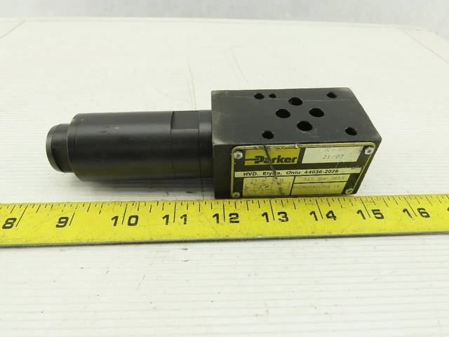 PARKER PRDM2AA21SNS 16 Hydraulic Pressure Reducing Valve Sandwich ...