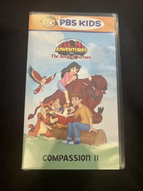 RARE PBS KIDS Adventures from the Books of Virture COMPASSION 2 VHS ...