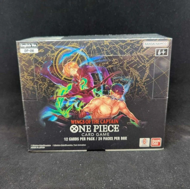ONE PIECE CARD Game OP-06 Wings of the Captain Sealed Booster Box CCG ...