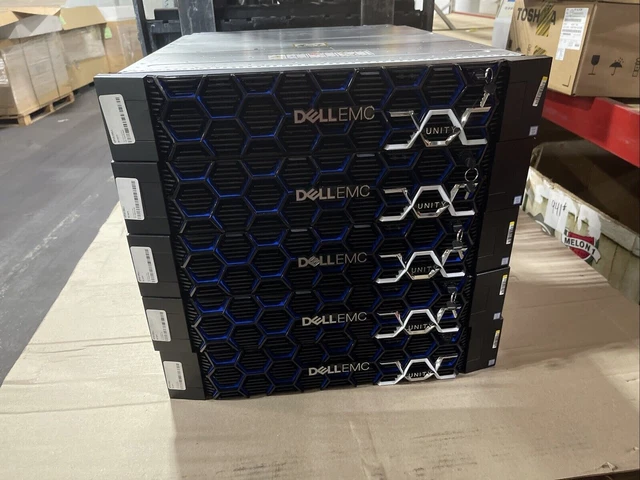 LOT OF 5 Dell EMC Unity 1 x 650F, 4 x 550F, no drives $7,999.00 - PicClick