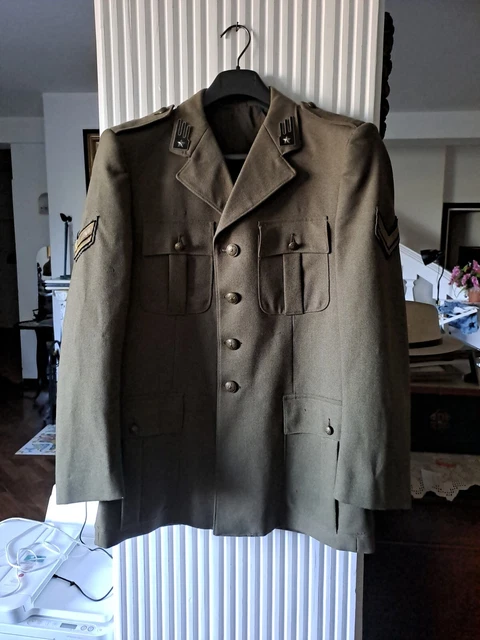 GIACCA UNIFORME MILITARE ESERCITO GRADI Sergente Savoia Cavalleria ...