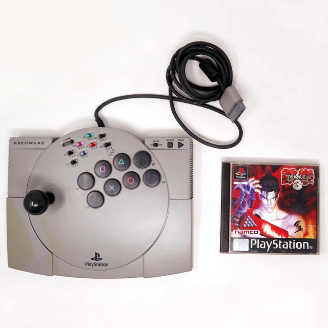 VINTAGE SONY PLAYSTATION 1 Ps1 Asciiware Joystick Controller Tekken 3 ...