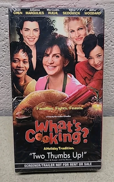 WHAT'S COOKING? VHS - SEALED SCREENER TRAILER NOT FOR RESALE - Comedy ...