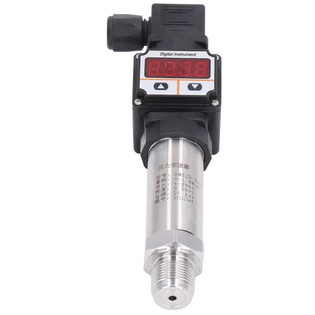 DIGITAL DISPLAY PRESSURE Sensor 01.6Mpa Pressure Transmitter 420mA ...