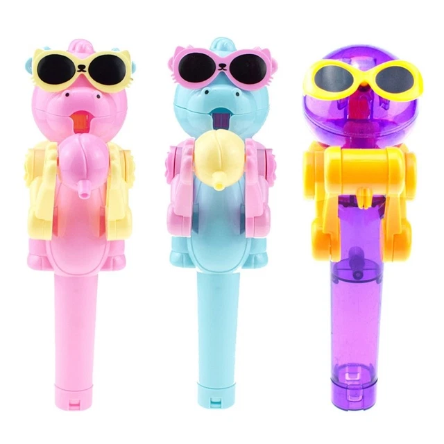 CREATIVE KIDS EATING Lollipops Robot Lollipop Candy Stand Holder ...