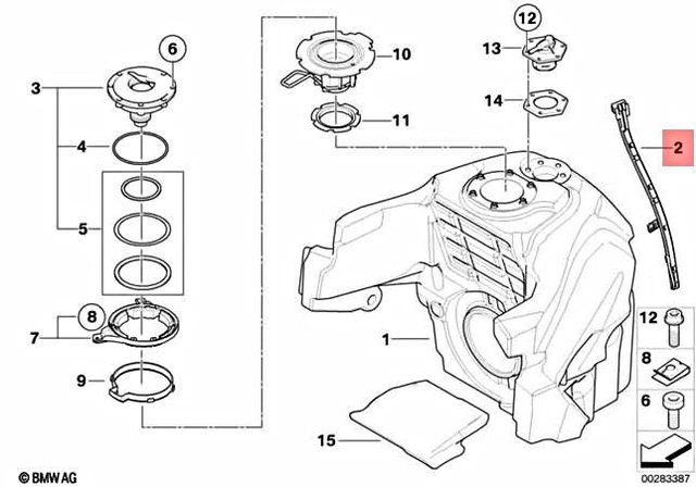 GENUINE BMW GAS Petrol Tank Fuel Level Sensor Sender R 1200 GS ...