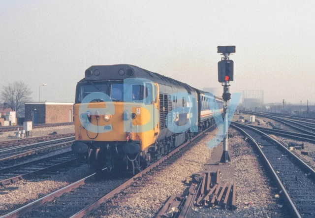 35MM RAILWAY SLIDE of Class 50 50050 @ Reading - Copyright to Buyer £3. ...