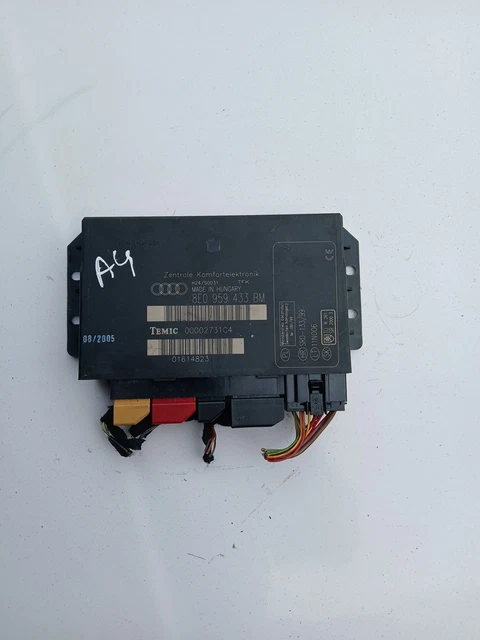 AUDI A4 GENUINE Audi Bcm Body Control Module 8E0959433Bm Tested 2003 ...