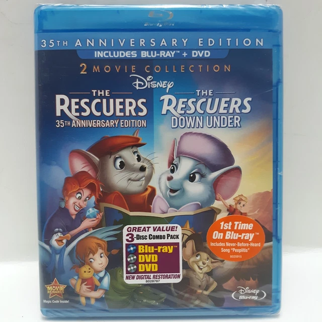 THE RESCUERS [THE Rescuers / The Rescuers Down Under] [35th Anniversary ...